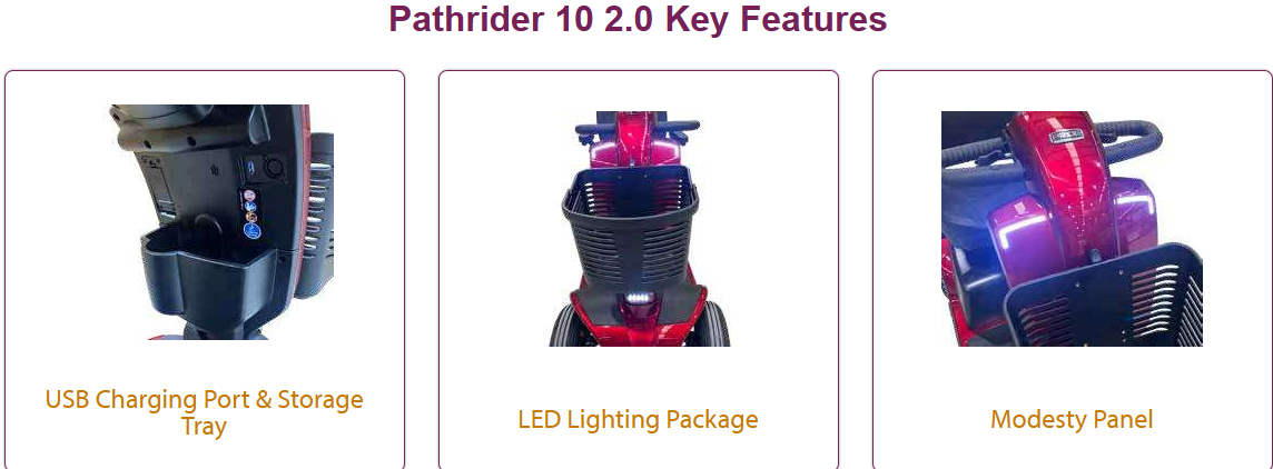 Mobility scooters: Pathrider 10 2.0